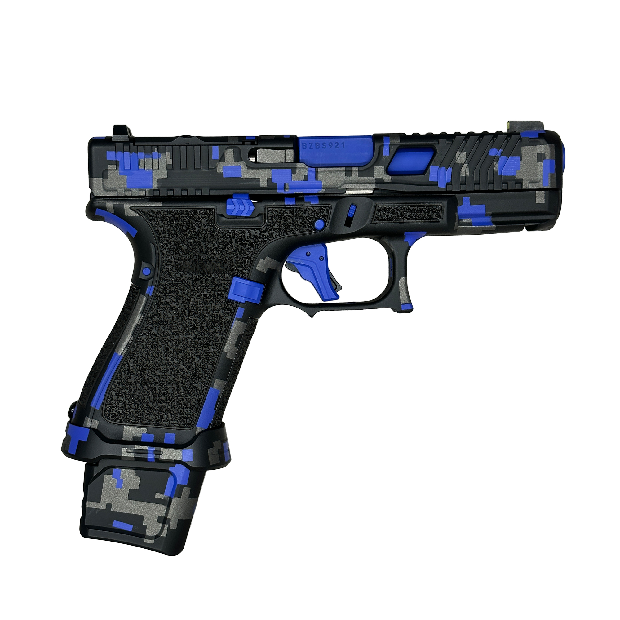 Glock G19 Blue Digi Cam - Weapon DNA