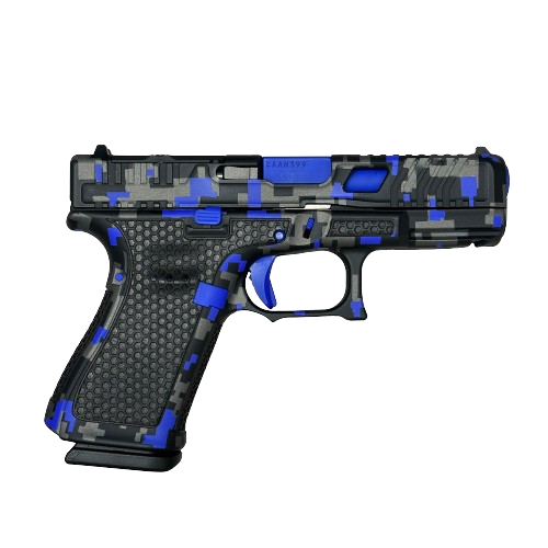 Glock G19 Blue Digi Cam - Weapon DNA