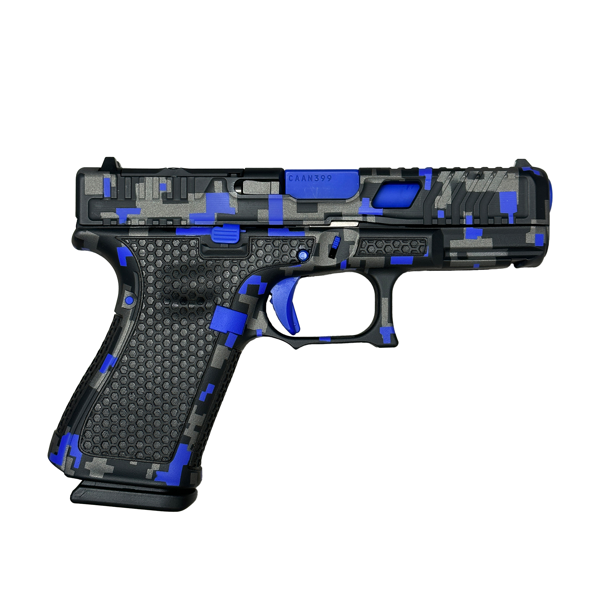 Glock G19 Blue Digi Cam - Weapon DNA